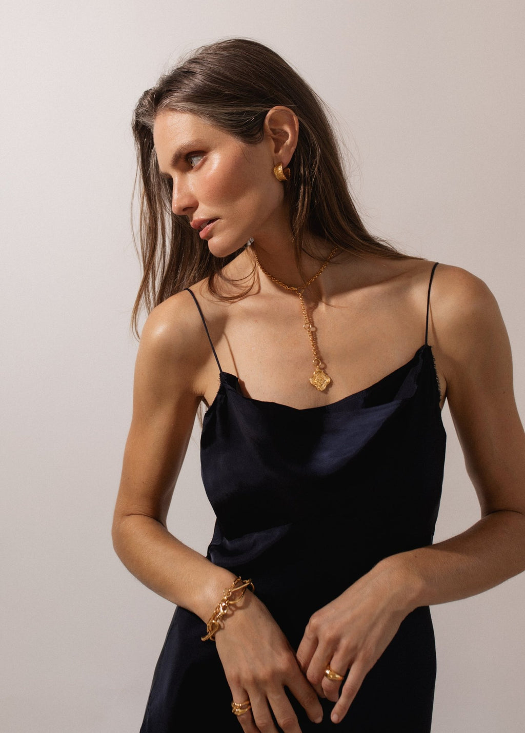 Pamela Card - Infinite Compass Necklace – Bernstein & Gold